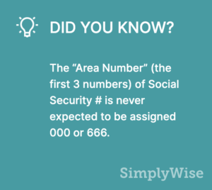 How are Social Security Numbers Formulated? - SimplyWise