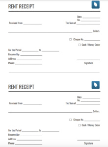 Rent Receipt Template | SimplyWise - SimplyWise