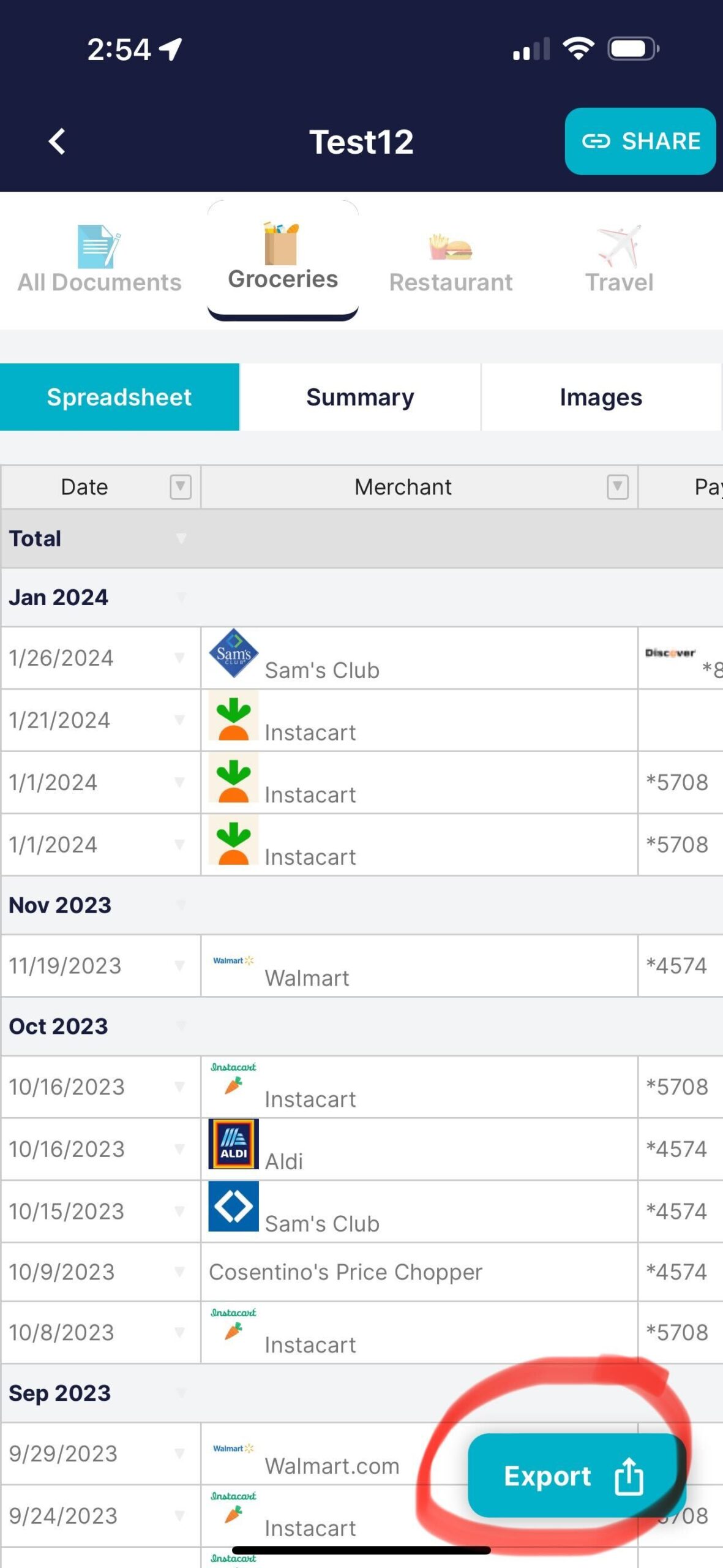 How do I share a report? - SimplyWise