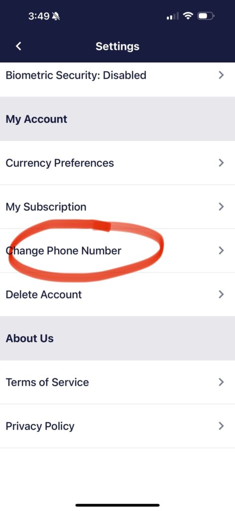 How do I change my phone number? - SimplyWise