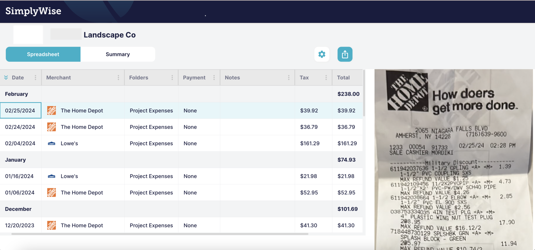 1099 Expense Tracker | SimplyWise - SimplyWise